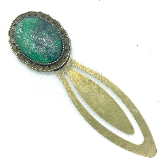 Hand Crafted | Office | Handmade Dome Bookmark Vintage Mirror Shape ...